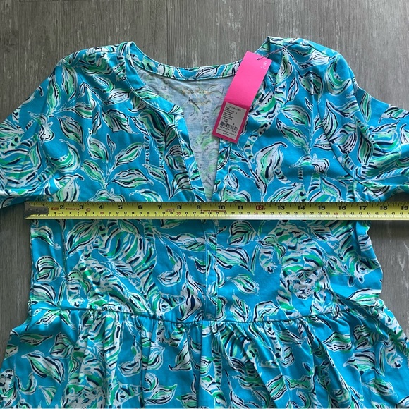 Lilly Pulitzer | Dresses | Lilly Pulitzer Loran Dress Turquoise Oasis ...